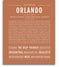 Orlando | Name Art Print – Name Stories