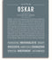 Oskar | Name Art Print – Name Stories