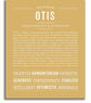 Otis | Name Art Print – Name Stories