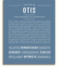 Otis | Name Art Print – Name Stories