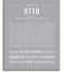 Otto | Name Art Print – Name Stories