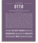 Otto | Name Art Print – Name Stories
