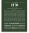 Otto | Name Art Print – Name Stories