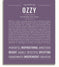 Ozzy Personalized Name Meaning Art Prints – Name Stories