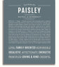 Paisley | Name Art Print – Name Stories