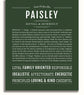 Paisley | Name Art Print – Name Stories