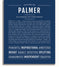 Palmer Personalized Name Meaning Art Prints – Name Stories