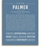 Palmer Personalized Name Meaning Art Prints – Name Stories