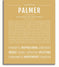 Palmer (male) | Name Art Print – Name Stories