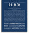 Palmer Personalized Name Meaning Art Prints – Name Stories