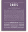 Paris Personalized Name Meaning Art Prints – Name Stories