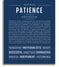 Patience | Name Art Print – Name Stories