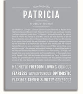 Patricia | Name Art Print – Name Stories