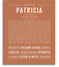 Patricia Personalized Name Meaning Art Prints – Name Stories