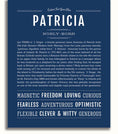 Patricia | Name Art Print – Name Stories