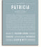 Patricia | Name Art Print – Name Stories