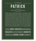 Patrick | Name Art Print – Name Stories