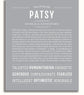 Patsy | Name Art Print – Name Stories
