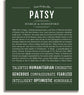 Patsy | Name Art Print – Name Stories