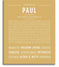Paul | Name Art Print – Name Stories