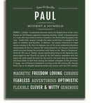 Paul | Name Art Print – Name Stories