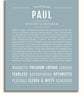 Paul | Name Art Print – Name Stories