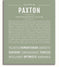 Paxton Personalized Name Meaning Art Prints – Name Stories