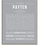 Payten | Name Art Print – Name Stories