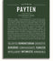 Payten | Name Art Print – Name Stories