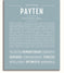 Payten | Name Art Print – Name Stories