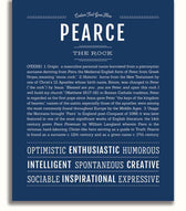 Pearce | Name Art Print – Name Stories