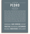 Pedro | Name Art Print – Name Stories