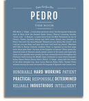 Pedro | Name Art Print – Name Stories