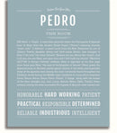 Pedro | Name Art Print – Name Stories