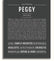 Peggy | Name Art Print – Name Stories
