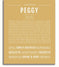 Peggy | Name Art Print – Name Stories