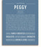 Peggy | Name Art Print – Name Stories