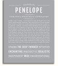 Penelope | Name Art Print – Name Stories