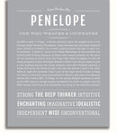 Penelope | Name Art Print – Name Stories