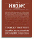 Penelope | Name Art Print – Name Stories