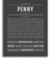 Penny | Name Art Print – Name Stories