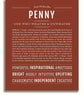 Penny | Name Art Print – Name Stories