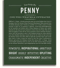 Penny | Name Art Print – Name Stories