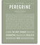 Peregrine Personalized Name Meaning Art Prints – Name Stories