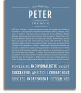 Peter | Name Art Print – Name Stories