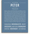 Peter | Name Art Print – Name Stories