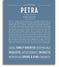 Petra | Name Art Print – Name Stories