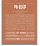 Philip | Name Art Print – Name Stories