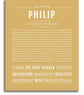 Philip | Name Art Print – Name Stories