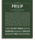 Philip | Name Art Print – Name Stories